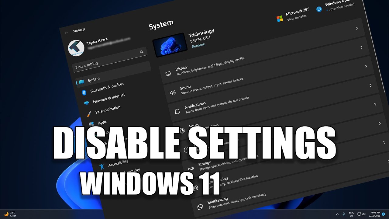 How To Disable the Settings App for Windows 11 Users