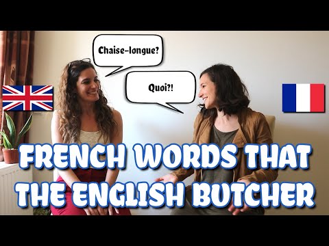 French words that the English butcher