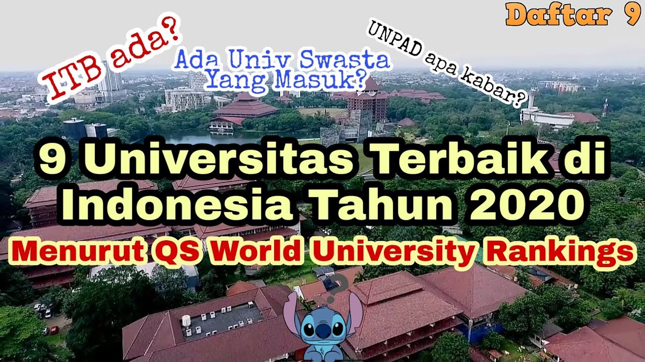 9 Universitas Terbaik di Indonesia Tahun 2020 Versi QS World University Rankings