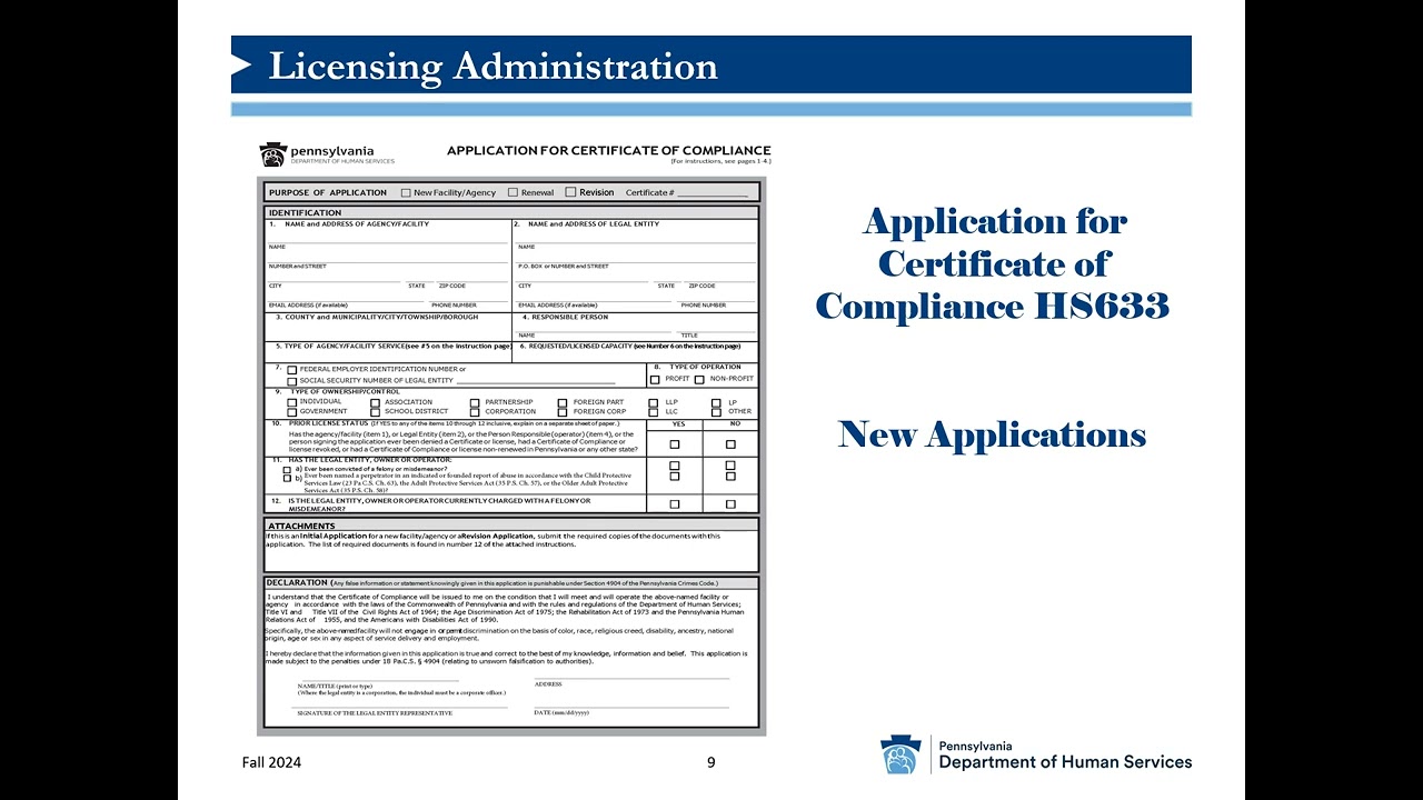 DHS Powerpoint: HS 633 Tutorial for Applicants 2024 (Updated address)