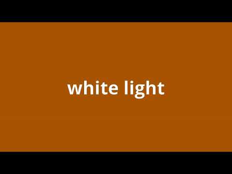 what is the meaning of white light
