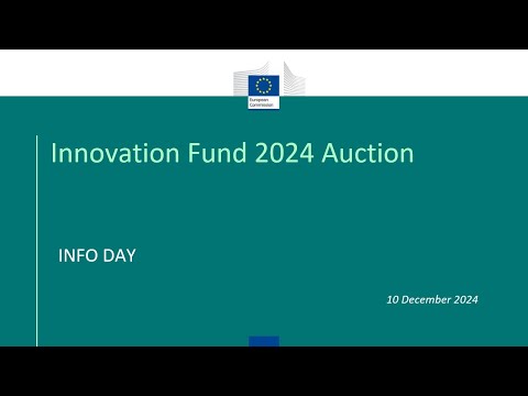 Innovation Fund 2024 Auction - Info Day