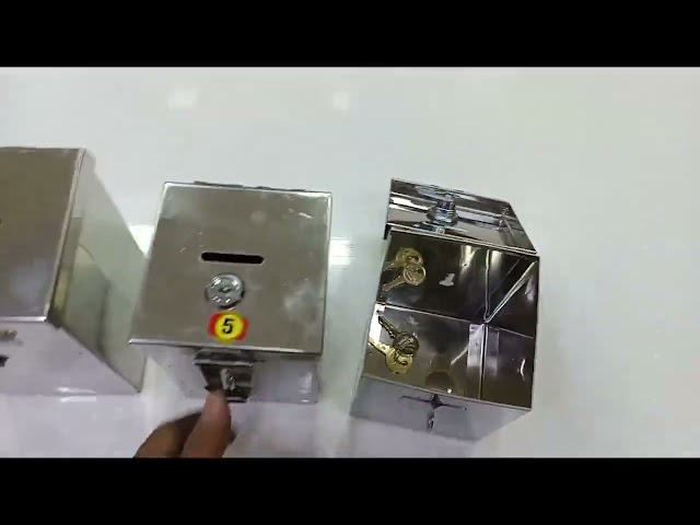 Coin Box - DOLLY Stainless Steel Lock Pooja Peti Manufacturer from Mumbai