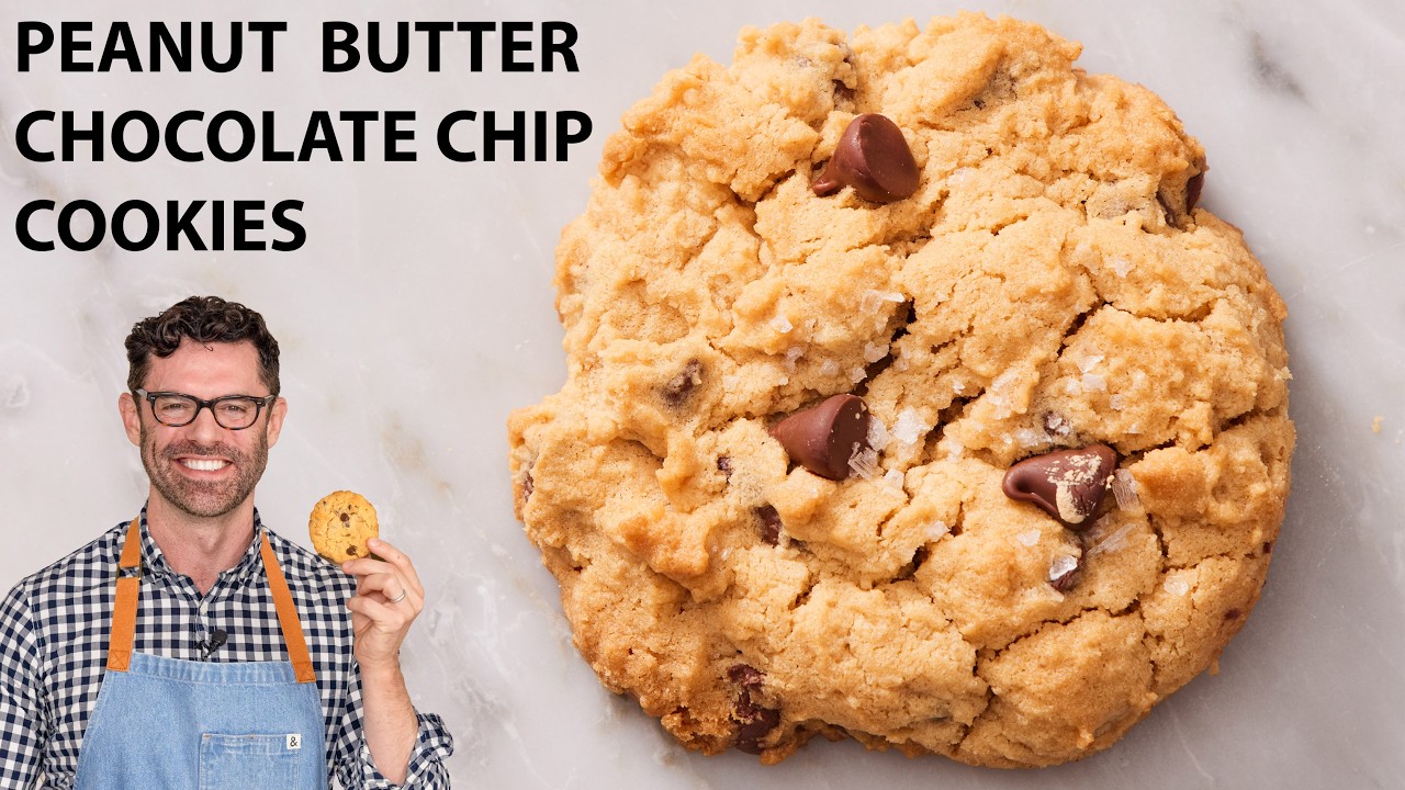 Easy Peanut Butter Chocolate Chip Cookies Recipe