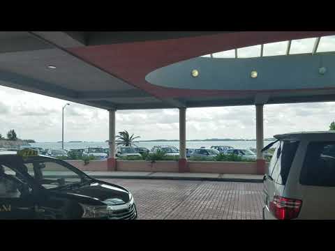 Arriving at the airport in Bermuda