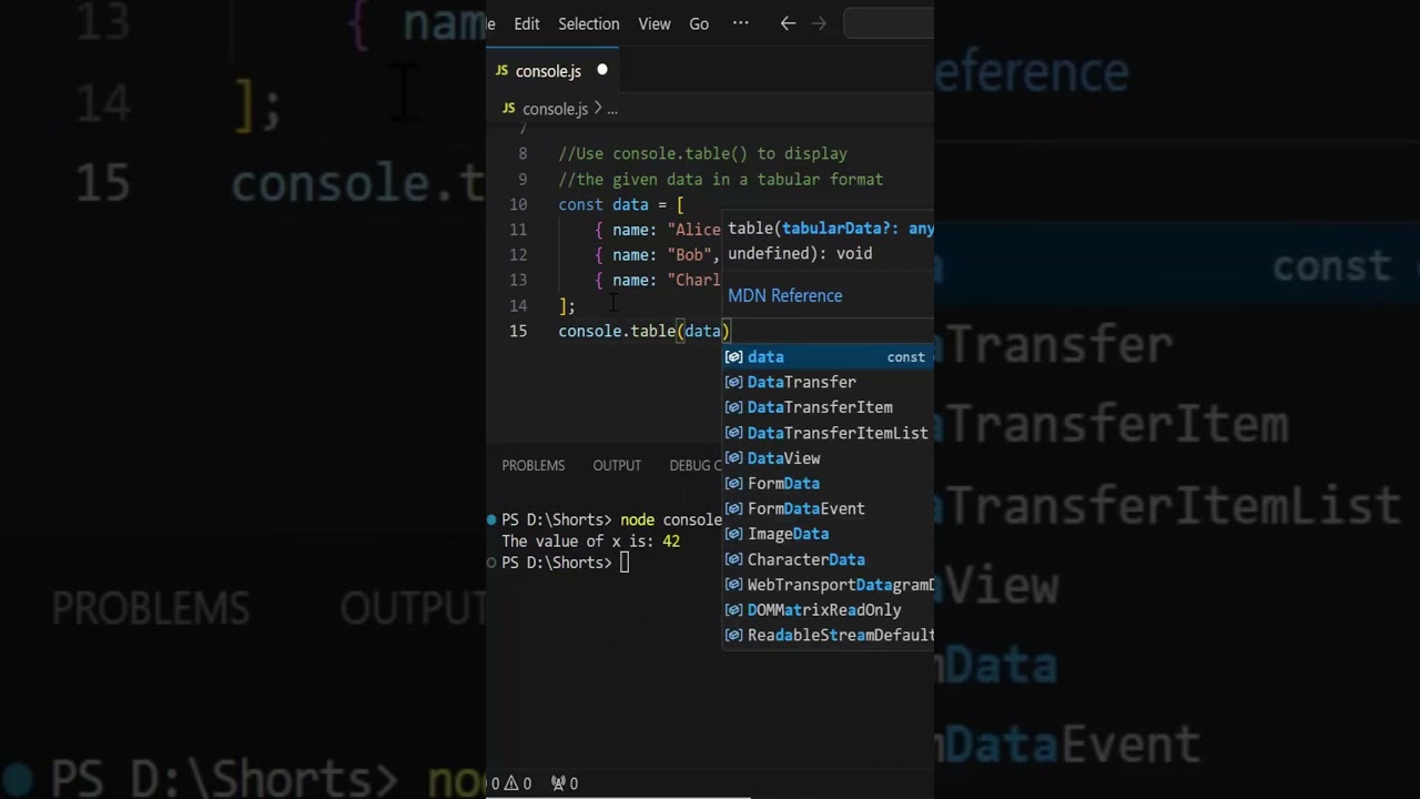 Exploring Various Console Methods in JavaScript