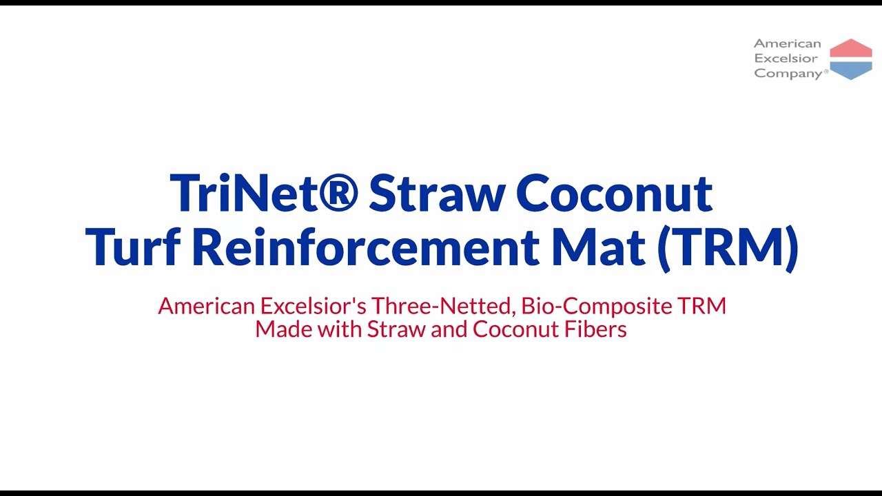 TriNet® Straw Coconut Turf Reinforcement Mat (TRM)