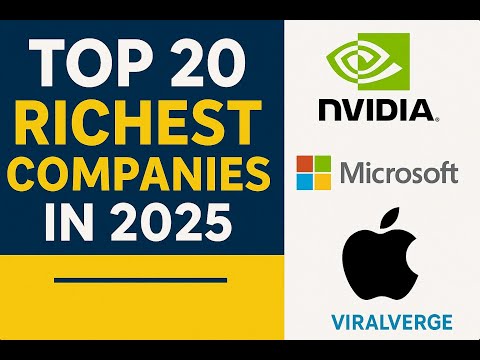 Top 20 Richest Companies in 2025 | Most Valuable Companies in the World