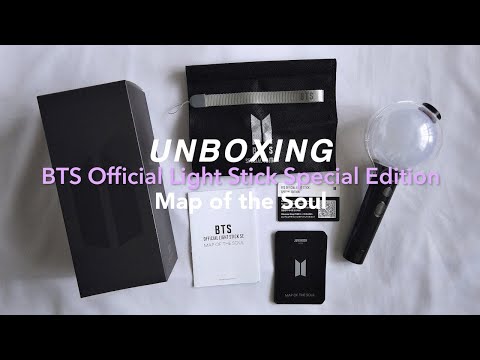 Unboxing BTS Official Light Stick Special Edition: Map of the Soul | Army Bomb ๐