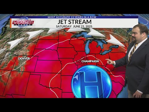 Adam "The heat is on for the first day of summer through the rest of the foreseeable forecast"