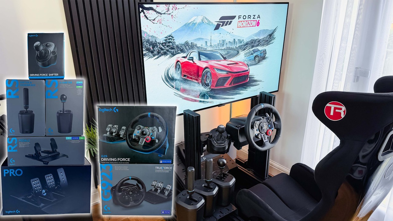 Forza Horizon 6 with the Logitech G29/G923 Does it work!? + BEST WHEEL SETTING