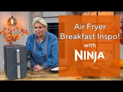 Air-Fryer Breakfast Inspo! - Ninja Double Stack XL 2 Drawer Air Fryer with Smart Cook | QVCUK