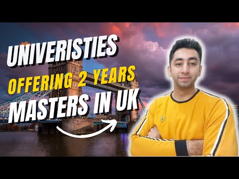 2 Years Master Degree in UK