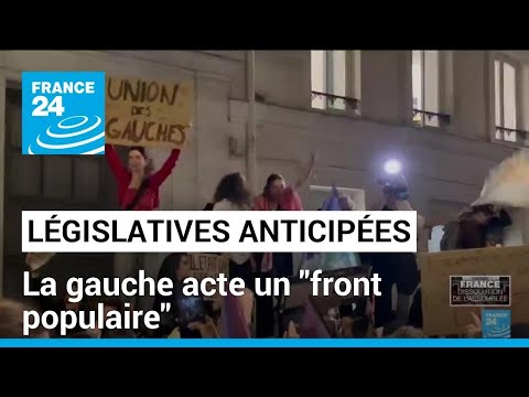 Législatives anticipées en France : la gauche acte un "front populaire" • FRANCE 24