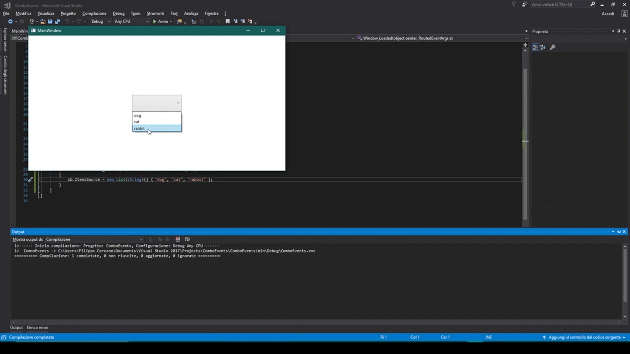 How to Create and Use a ComboBox WPF C# - Tutorial #1