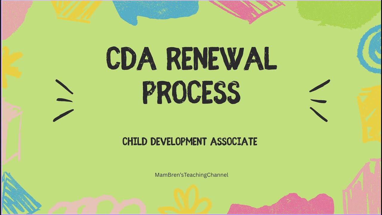 CDA Renewal