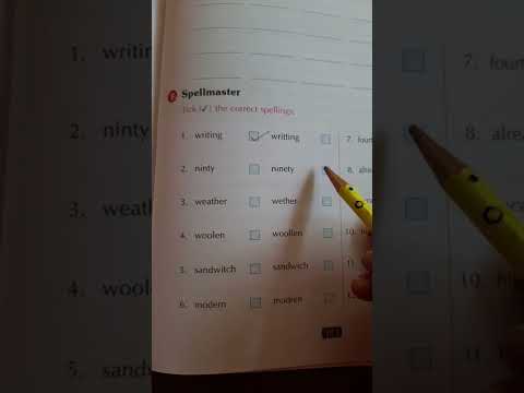 Spelling learning | Tick the correct spelling |#shorts