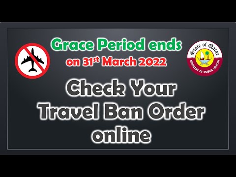How to check your Travel Ban Orders online ?