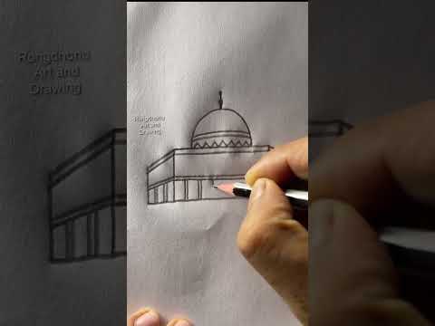 #al #aqsa #mosque #masjid #drawing #shorts #rongdhonuartanddrawing