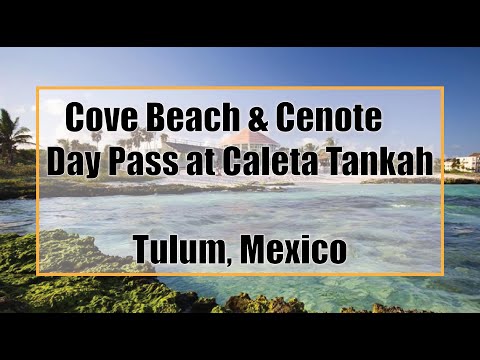 2 MIN REVIEW! Day Pass at Caleta Tankah - Cove Beach, Private Beach Club & Cenote - Tulum, Mexico