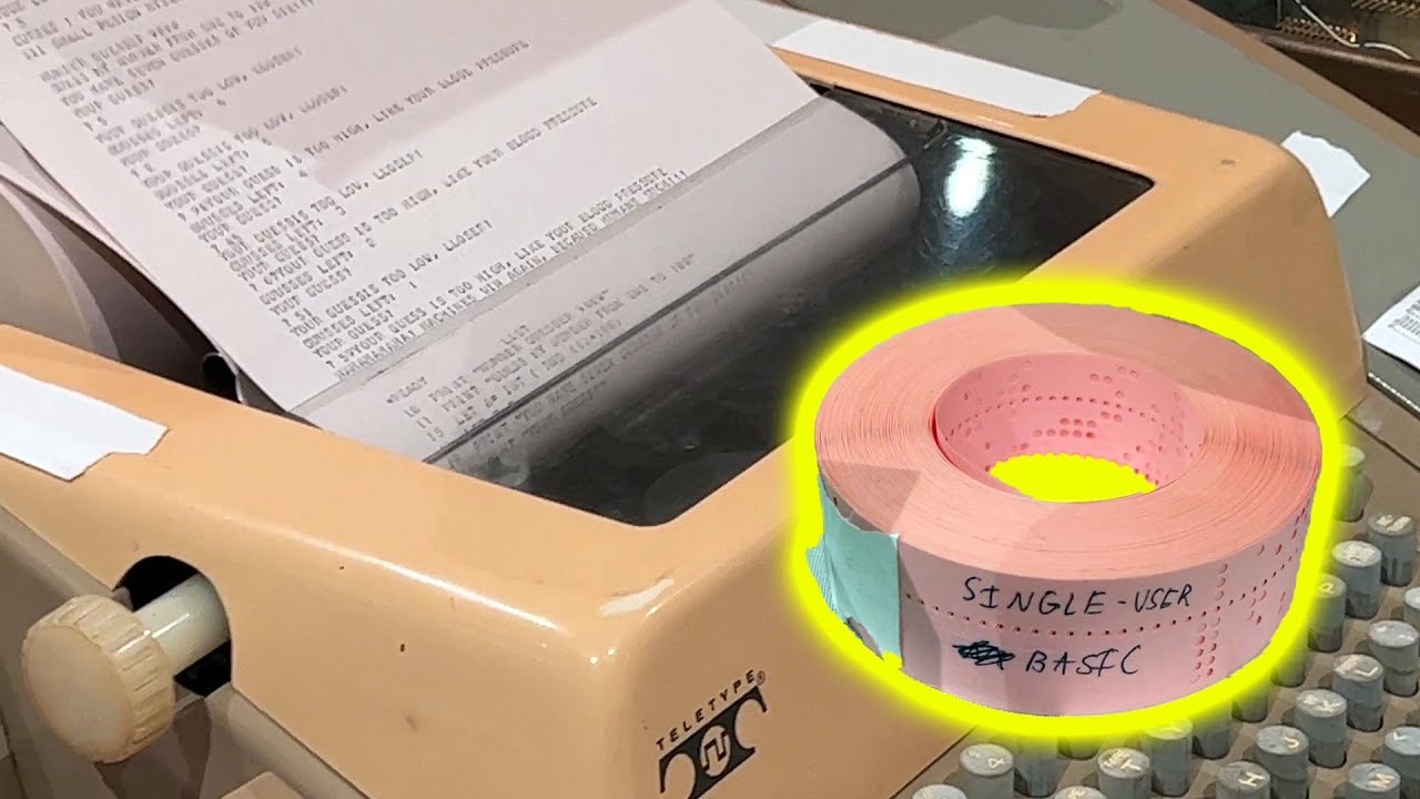 Pre-Microprocessor: BASIC Programming on a 1972 Teletype (D-116)