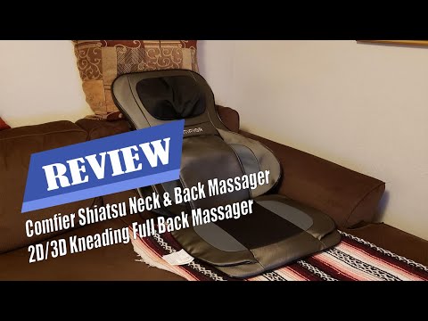 Review Comfier Shiatsu Neck & Back Massager – 2D/3D Kneading Full Back Massager 2022