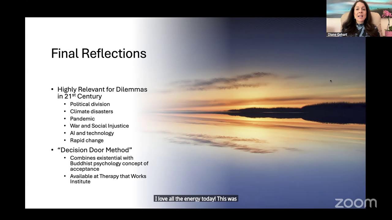 Existential Psychotherapy: YouTube Live