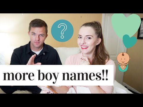 REACTING TO YOUR BOY NAME GUESSES π | MORE BABY BOY NAME IDEAS π