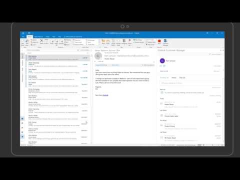 Outlook Customer Manager - Creating business contacts