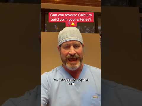 Is it possible to reverse calcium buildup in your arteries? #doctor #hearthealth #heartattack #fypシ