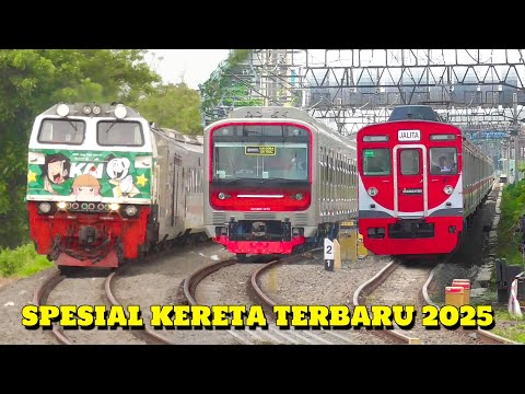 TOP! RAMAINYA KERETA API TERBARU Mei 2025 DI Stasiun Tersibuk JAKARTA: Spesial Kereta Terbaru