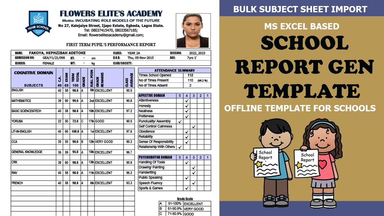 BULK SUBJECT SHEET IMPORT UPDATE GENy REPORT TEMPLATE