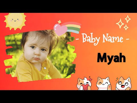 MYAH | Myah name meaning | Girl Name Meaning | Beloved, Mine or Great (2023)
