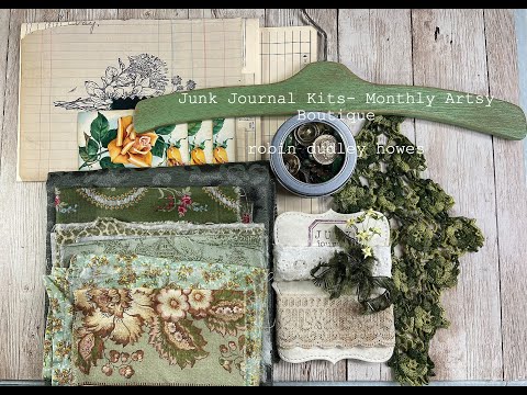 Junk Journal Kits-monthly Artsy Boutique