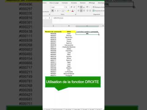 #shorts Séparer des nombres dans une autre colonne rapidement dans Excel 🤔