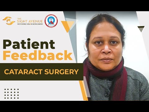 Cataract Surgery | Patient Testimonial | The Sight Avenue
