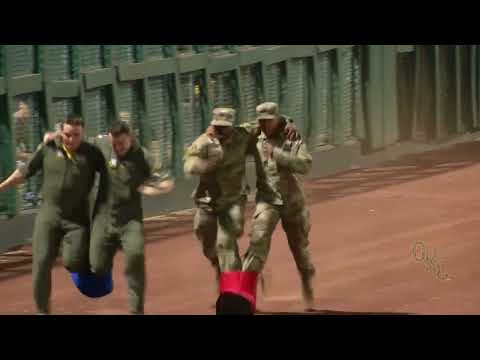 OKC Dodgers Military appreciation night with FCoE