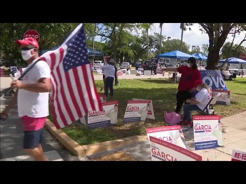 Hot races in Miami-Dade and Broward have brought voters out early for primary election