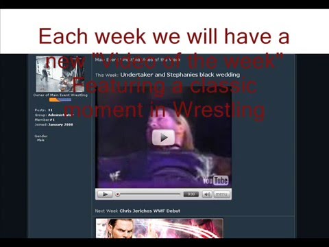 Main Event Wrestling Forums