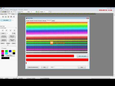 How to program LEDedit for K 1000C & DMX RGBW LED neon flex