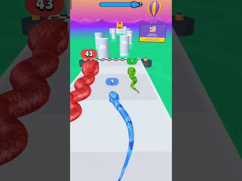 Snake Run Race || Perfect Play (Field🫣 To Win😍)🏁 #shorts #viralvideo #gaming