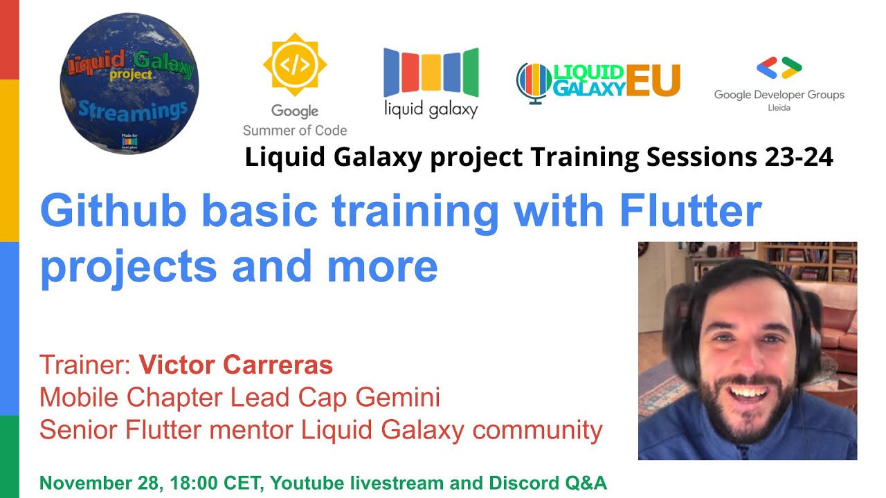 Github basic training with Flutter projects and more