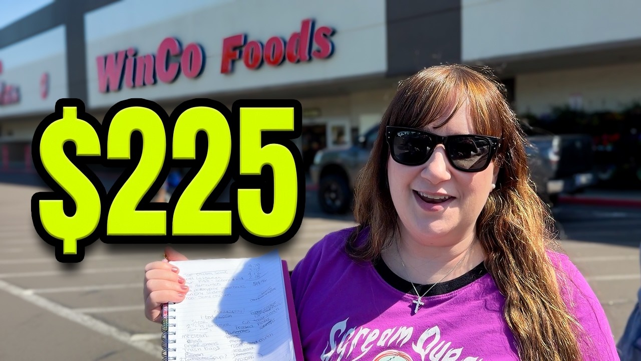 MASSIVE $225 WINCO GROCERY HAUL! 🛒 We Bought EVERYTHING We Needed!