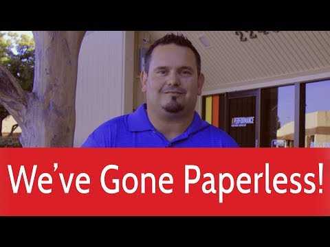 We've Gone Paperless with Shop-Ware! | Auto Shop Management | Performance Motor Works