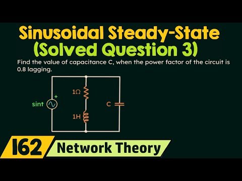 Sinusoidal Steady-State (Solved Question 3) Video Lecture - Crash Course for GATE ECE (English ...