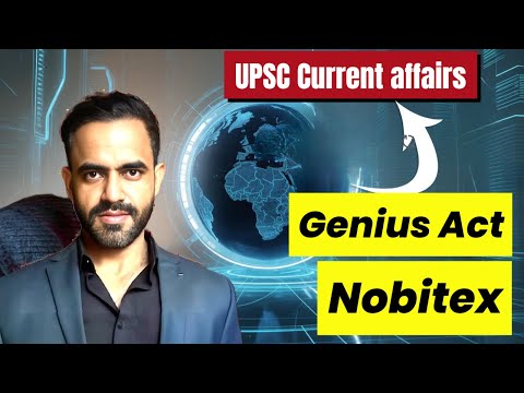 GENIUS Act of USA for Stablecoin | Nobitex UPSC Current affairs in English | crypto exchange upsc