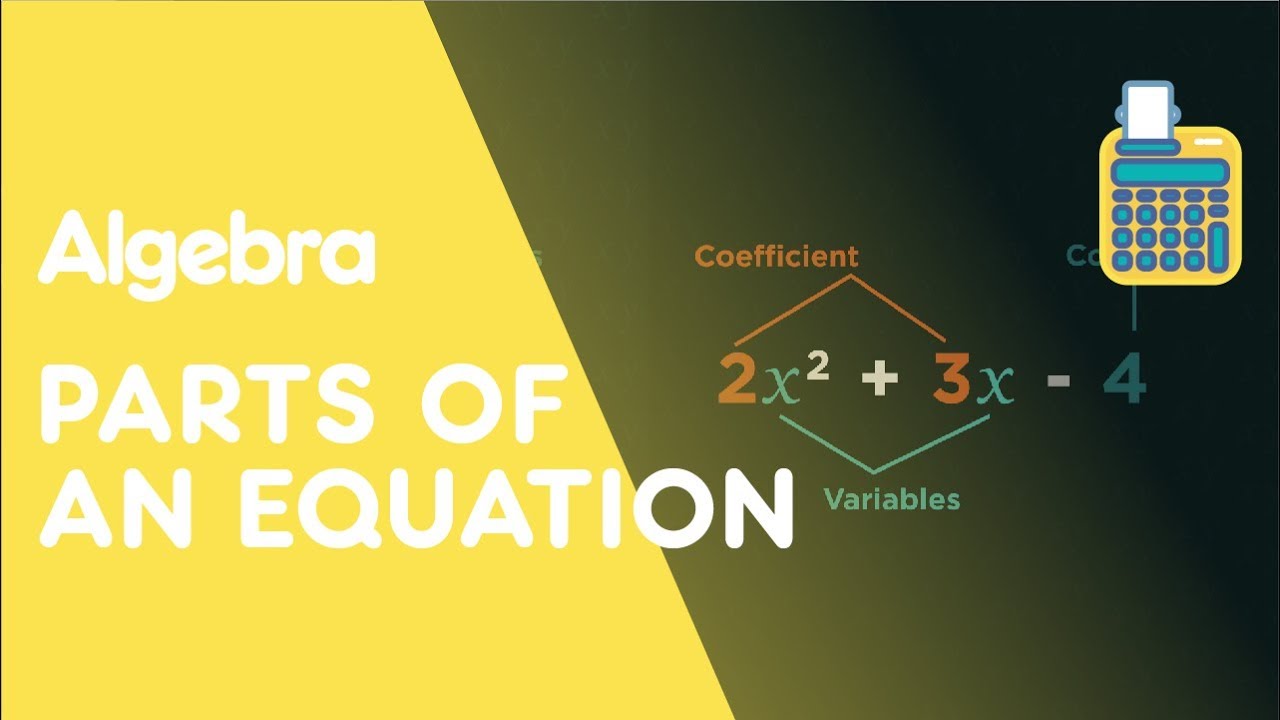 Coefficient, Constant, Variable & Exponents | Algebra | Maths | FuseSchool