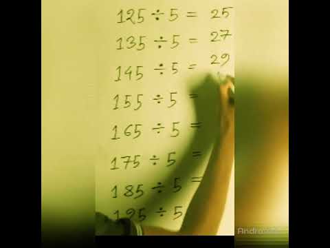 table of 5 | Divided by 5| shortcut technic |shortcut math..