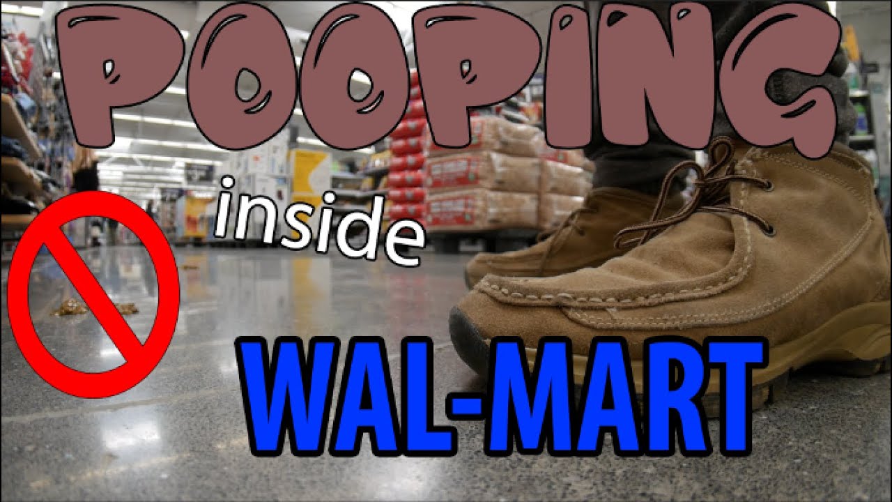 Pooping inside Walmart