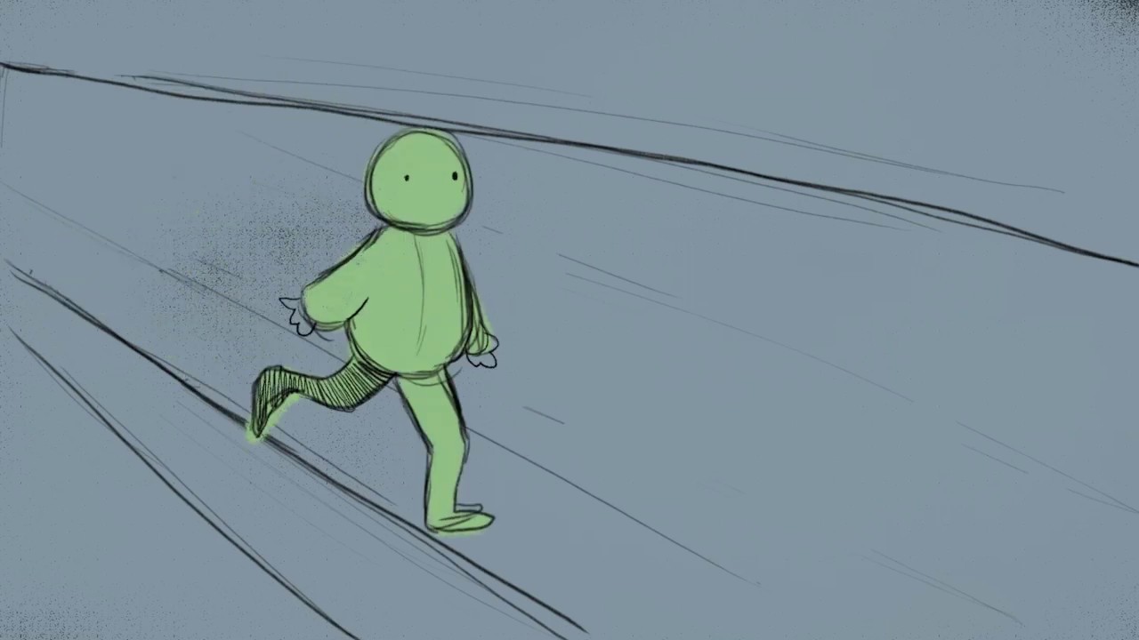 A Tragic Little Walk cycle - TOON BOOM HARMONY 2D animation
